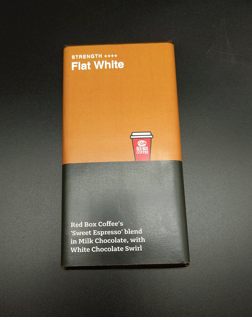 Red Box Flat White Chocolate Bar – Red Box Coffee