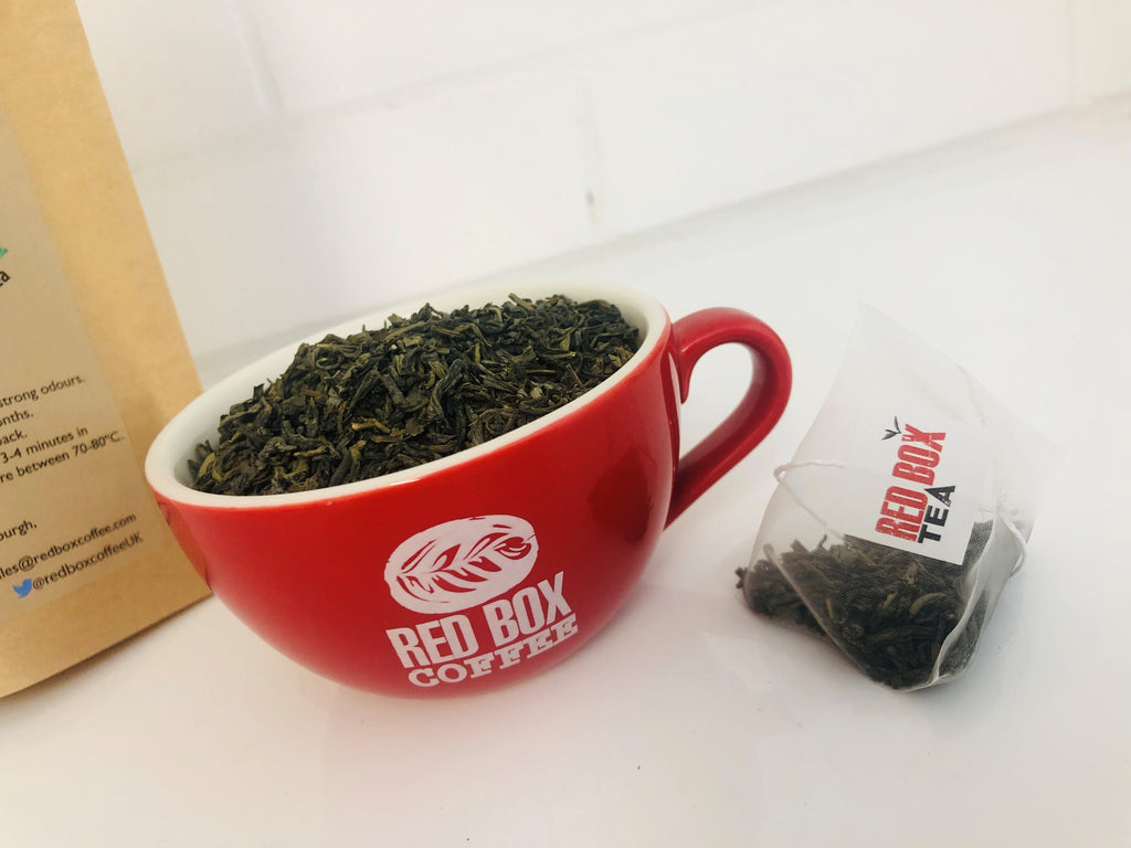 Gunpower Deluxe Green Bio Tea Bags – Red Box Coffee